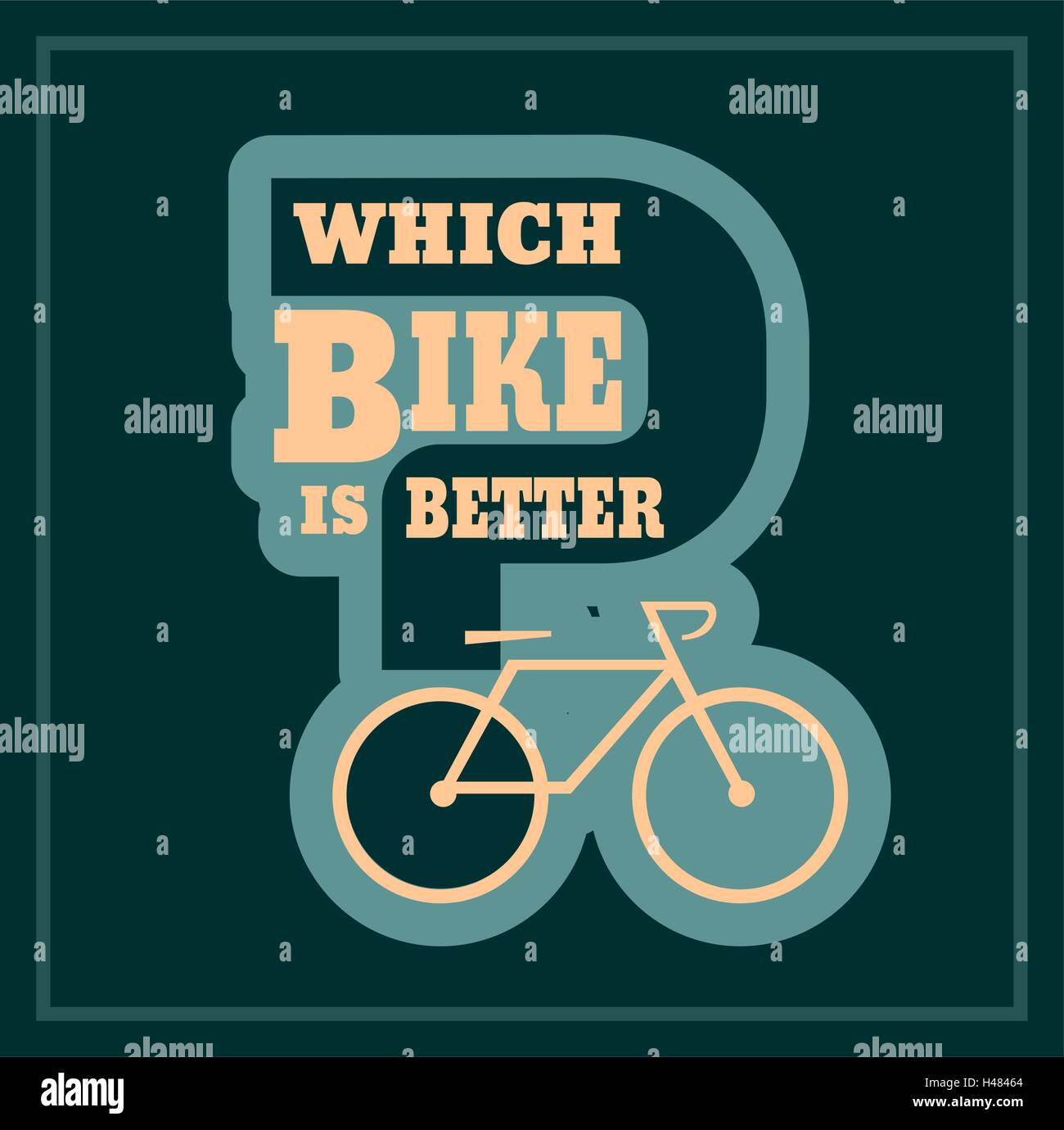Which bike is better text Stock Vector Image & Art - Alamy