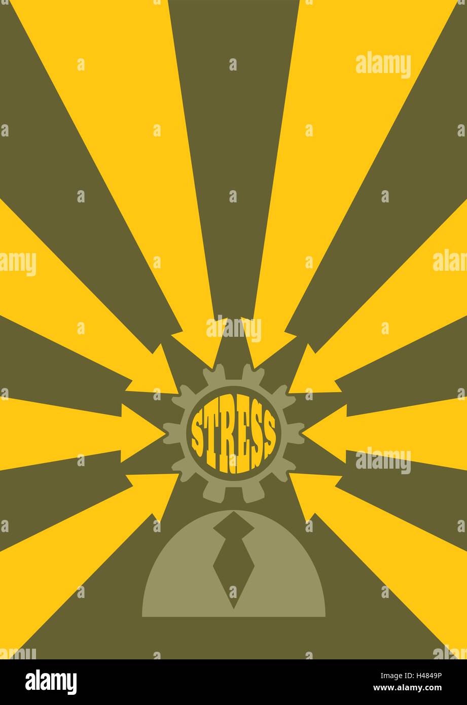 Human icon and stress reasons pressure Stock Vector Image & Art - Alamy