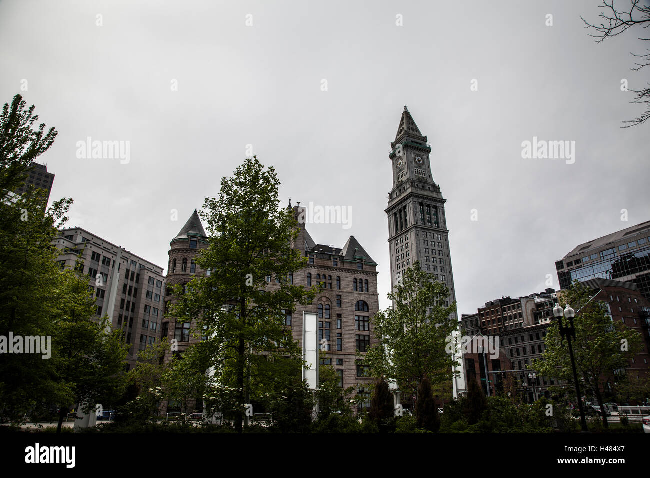 Boston customs house hi-res stock photography and images - Alamy