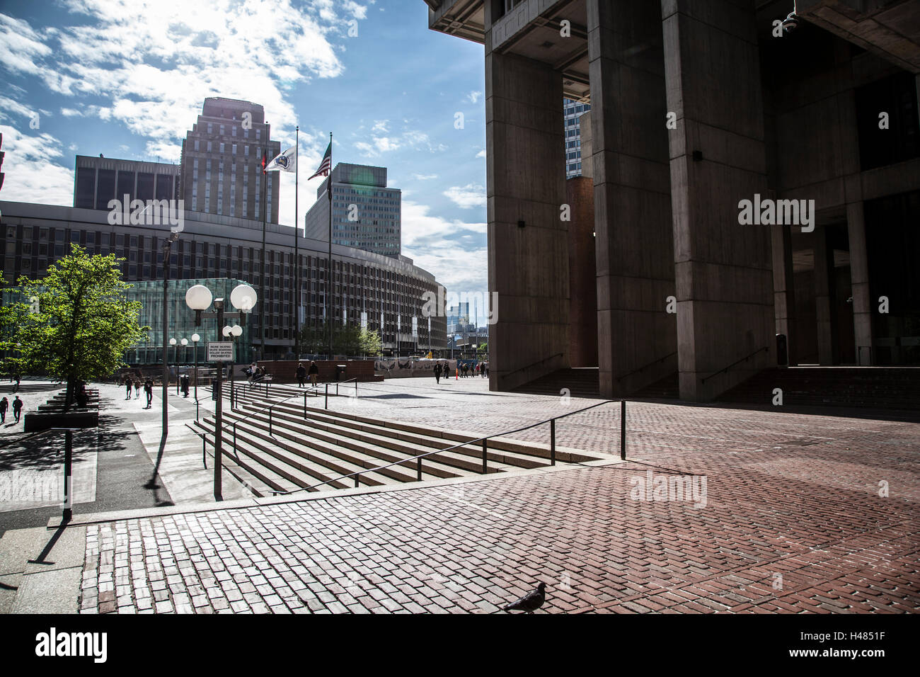 People walking in the streets of Boston Stock Photo - Alamy