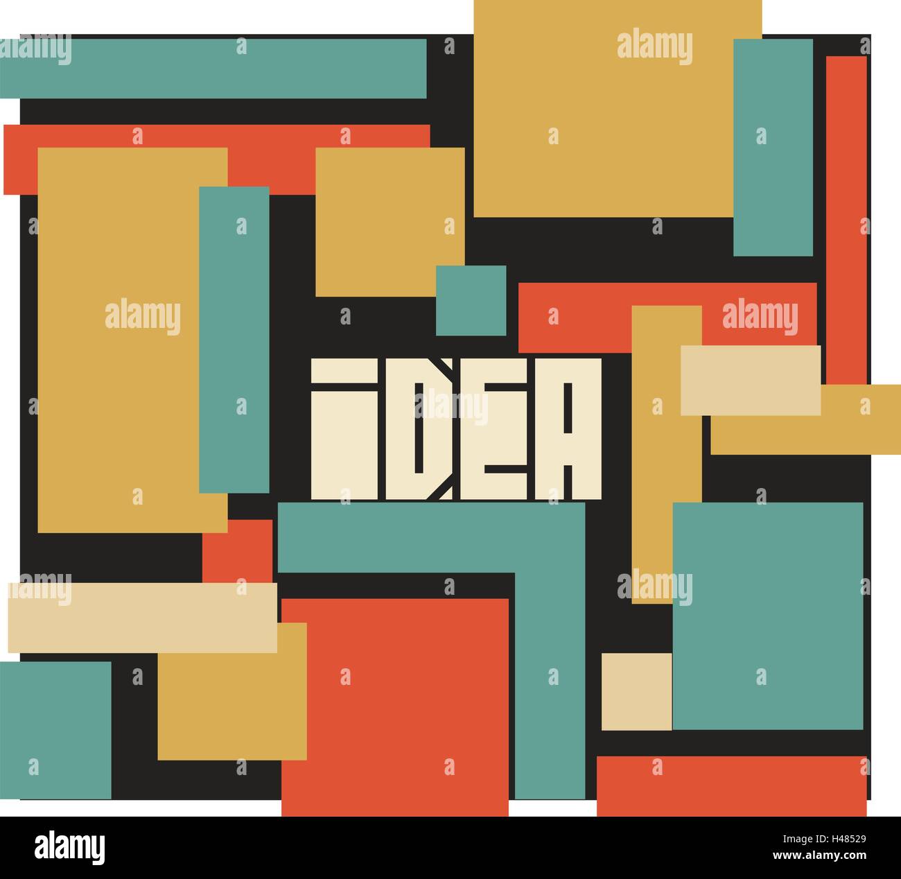Idea word typography background Stock Vector Image & Art - Alamy