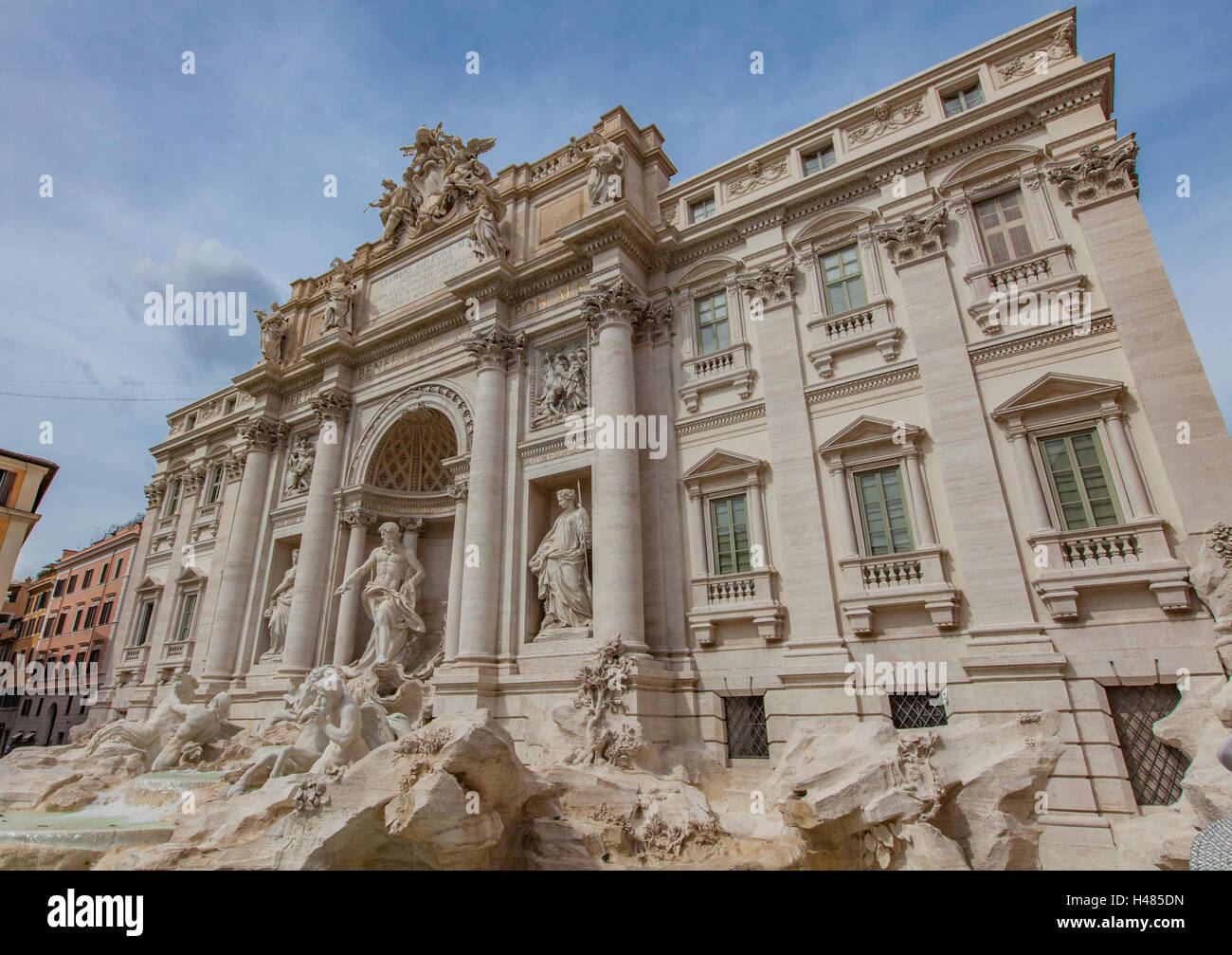 Trevi Fountain is a fountain in the Trevi district in Rome, Italy ...