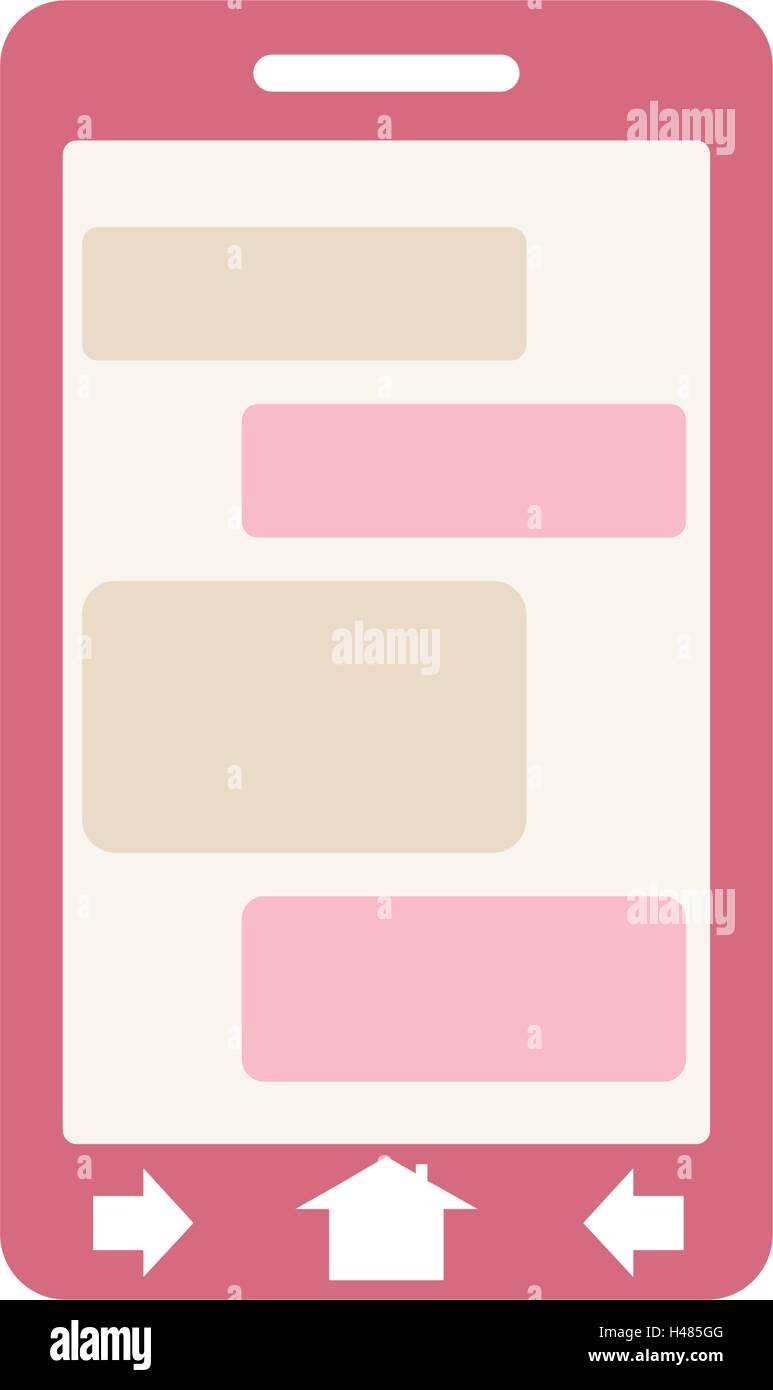 Abstract messenger screen Stock Vector Image & Art - Alamy