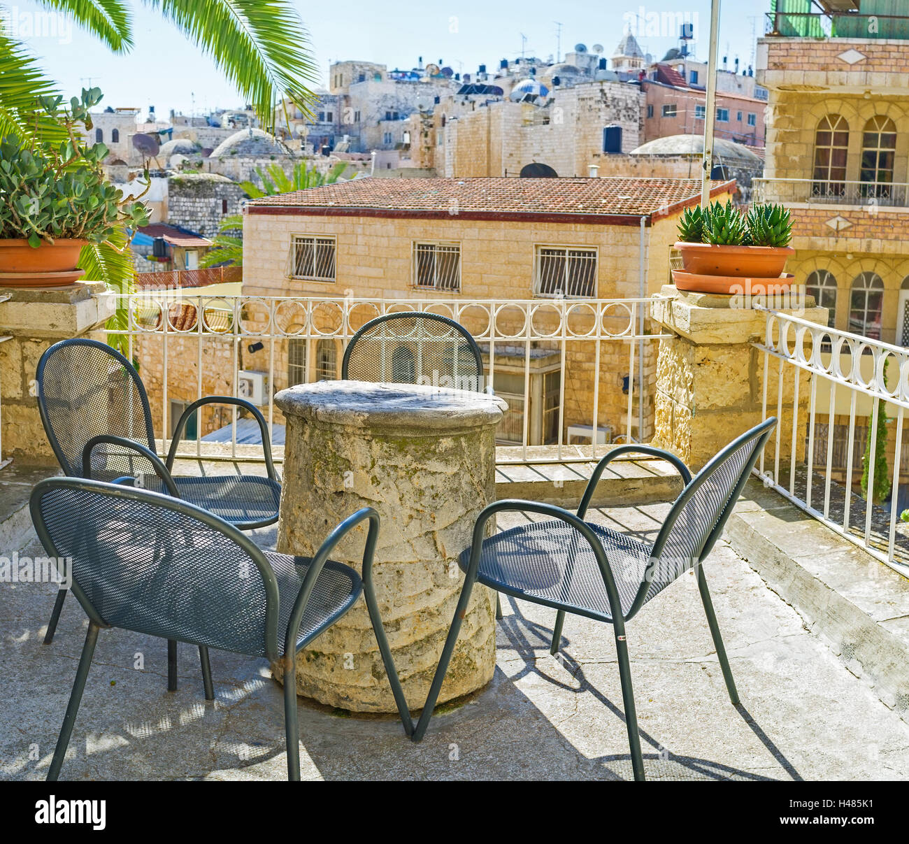 Jerusalem terrace hi-res stock photography and images - Alamy
