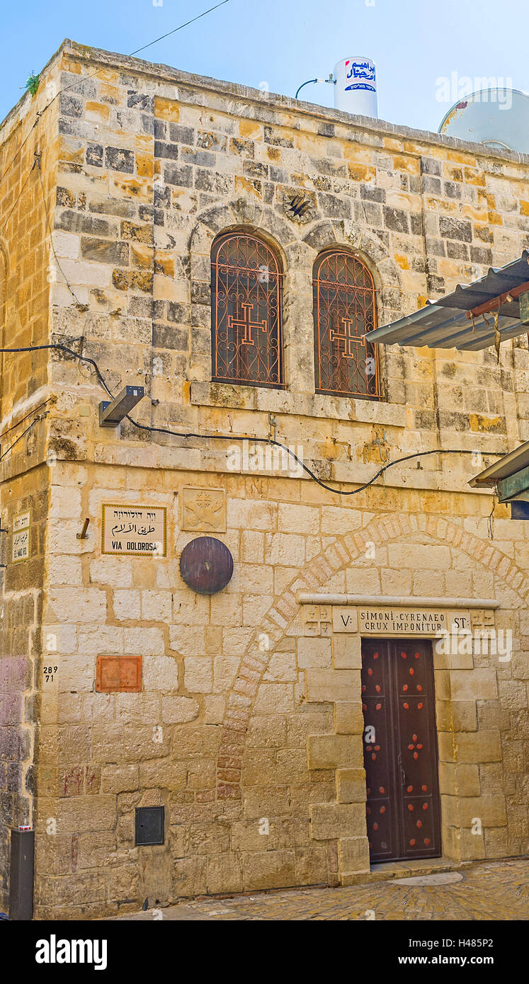 The Franciscan Church of Simon the Cyrenian is the fifth station on Via ...