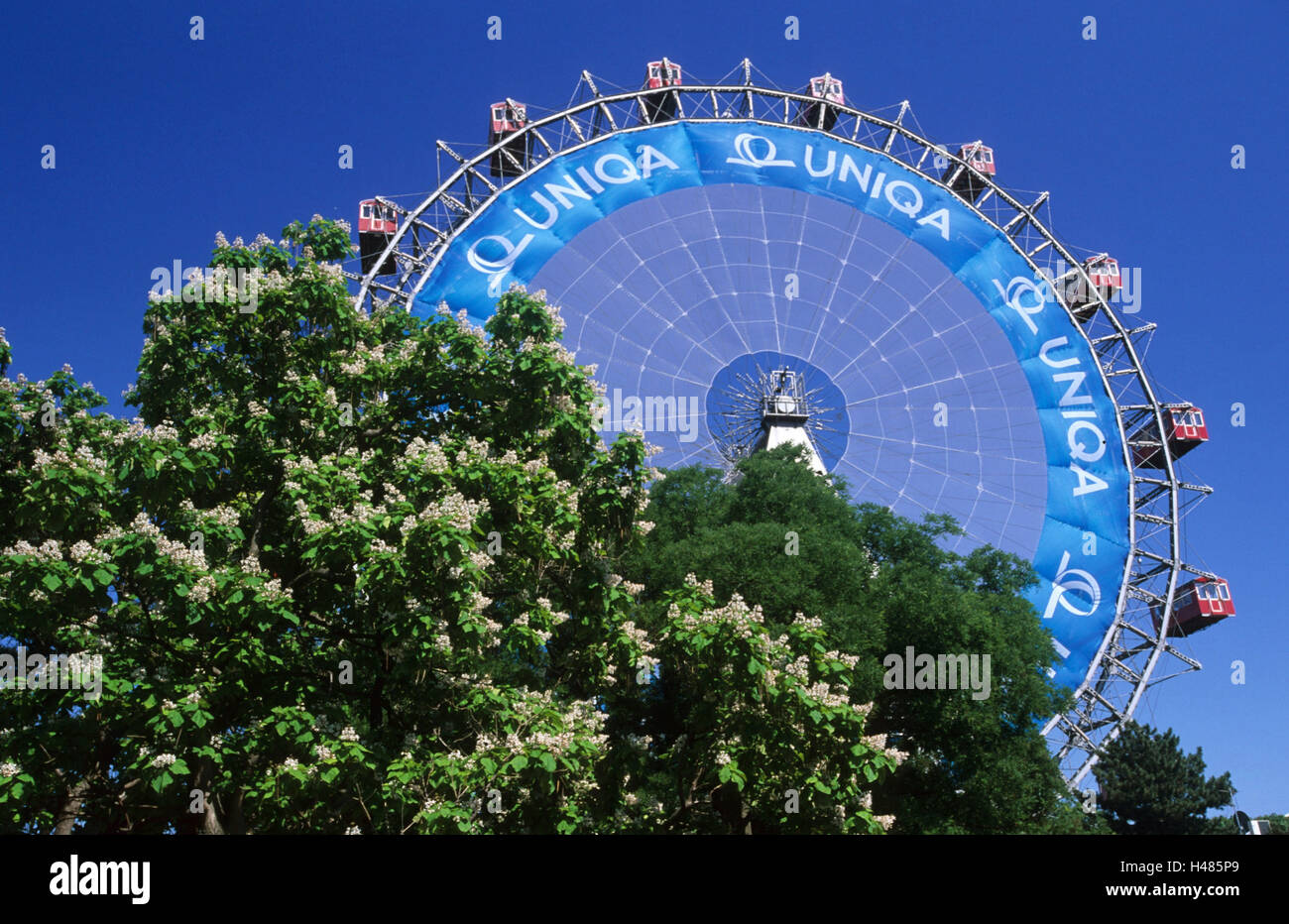 Austria, Vienna, Prater, fun fair Wurstelprater, big dipper Stock Photo ...