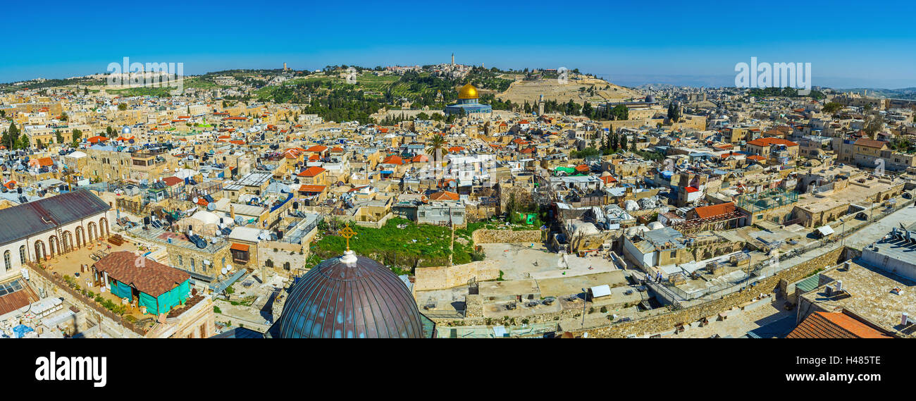 Temple mount jerusalem aerial view hi-res stock photography and images ...