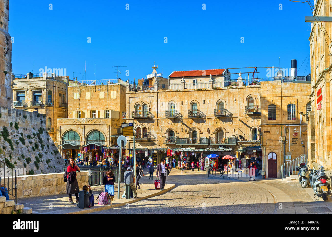 The tourist street of Omar Ben el-Hatab connects such landmarks as ...