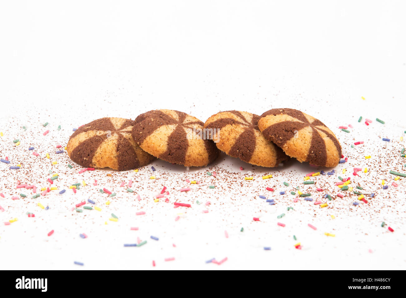 cookies isolated on white background Stock Photo - Alamy