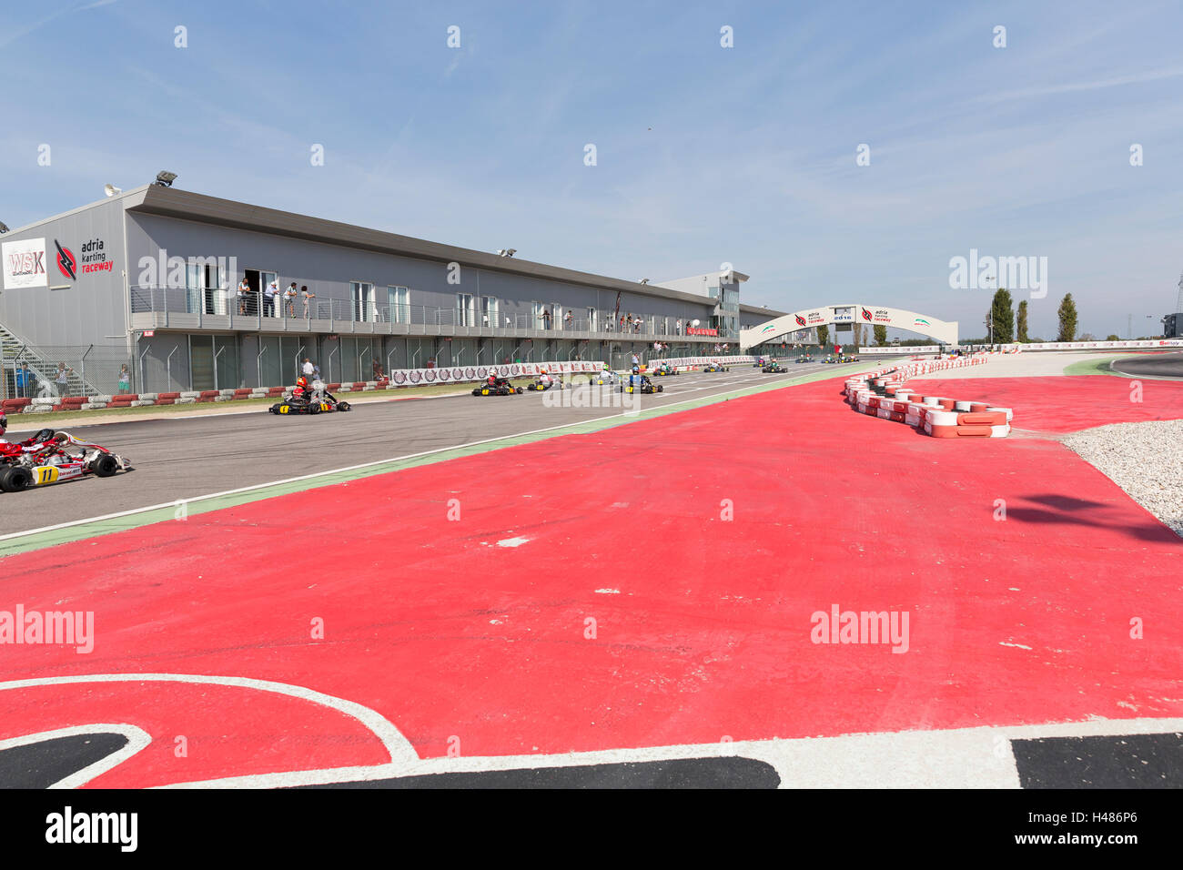 Adria, Rovigo (Italy) - October 1, 2016: Kart Cz Team, driven by Karel ...