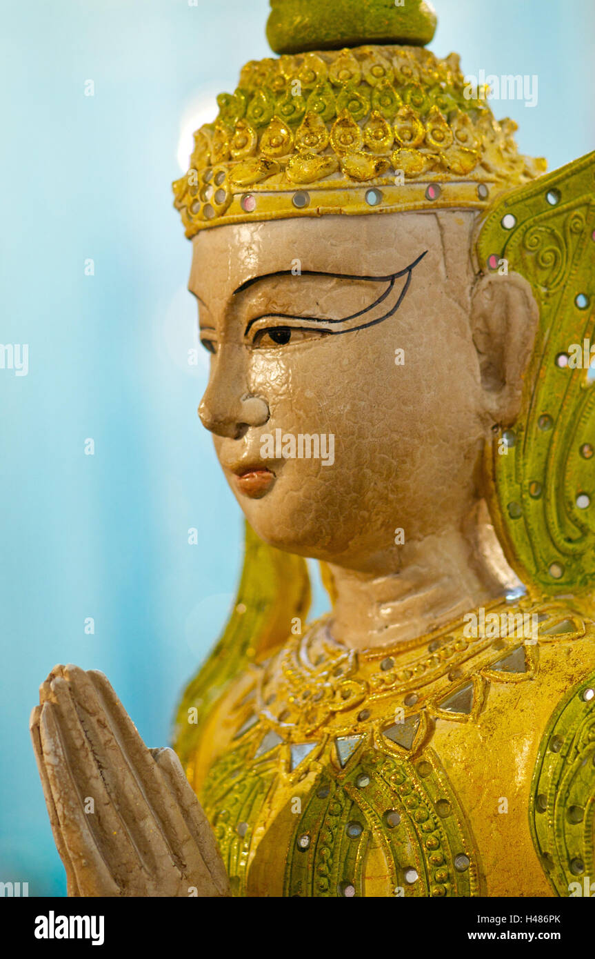 Buddha in prayer position Stock Photo - Alamy
