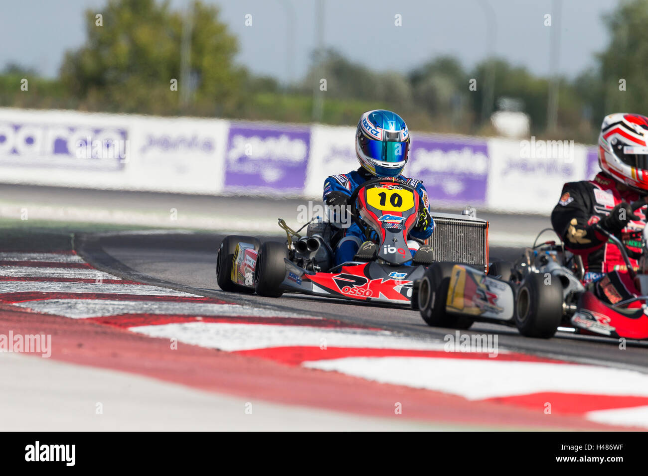 Adria, Rovigo (Italy) - October 1, 2016: Kart Cz Team, driven by Karel ...
