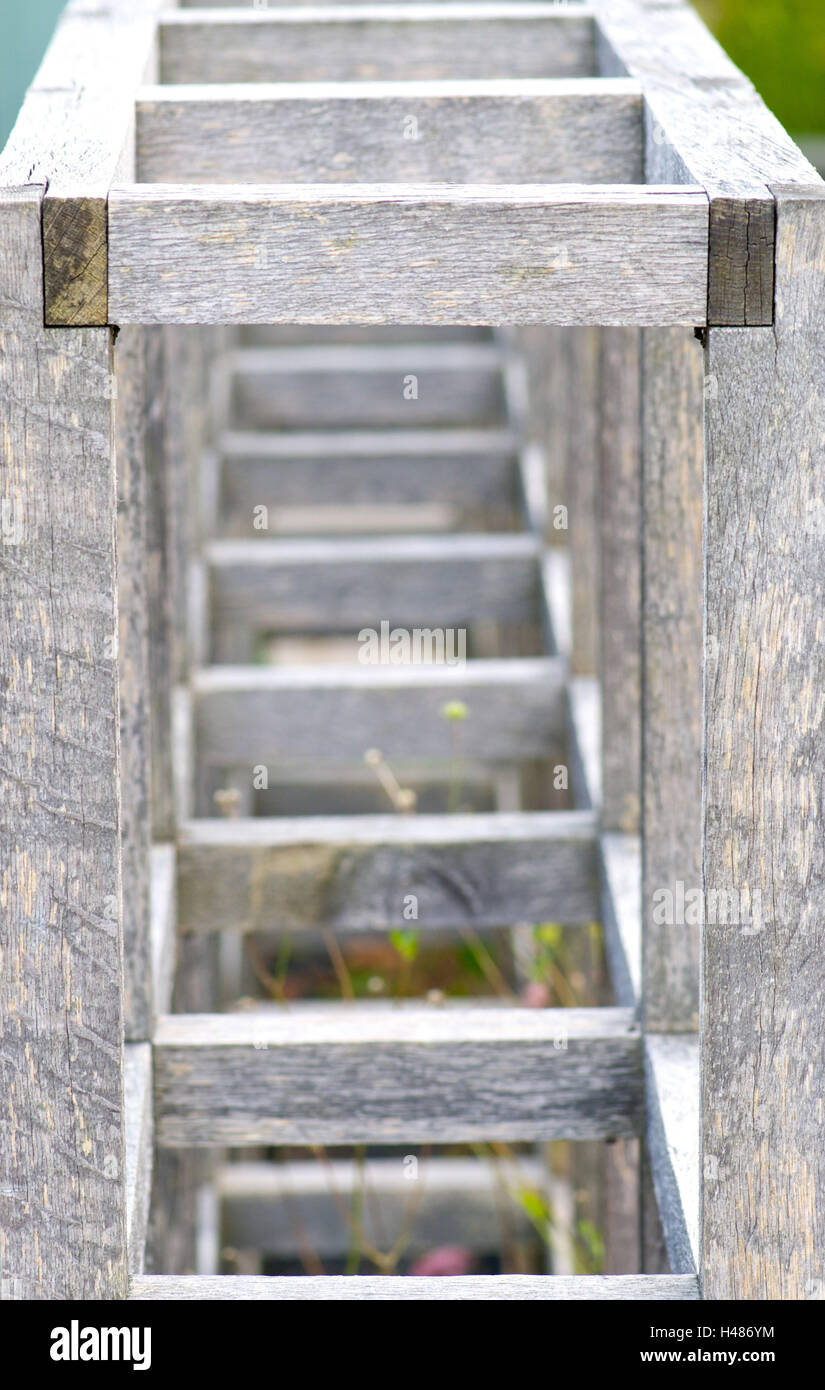 Wooden construction, climbing support Stock Photo - Alamy