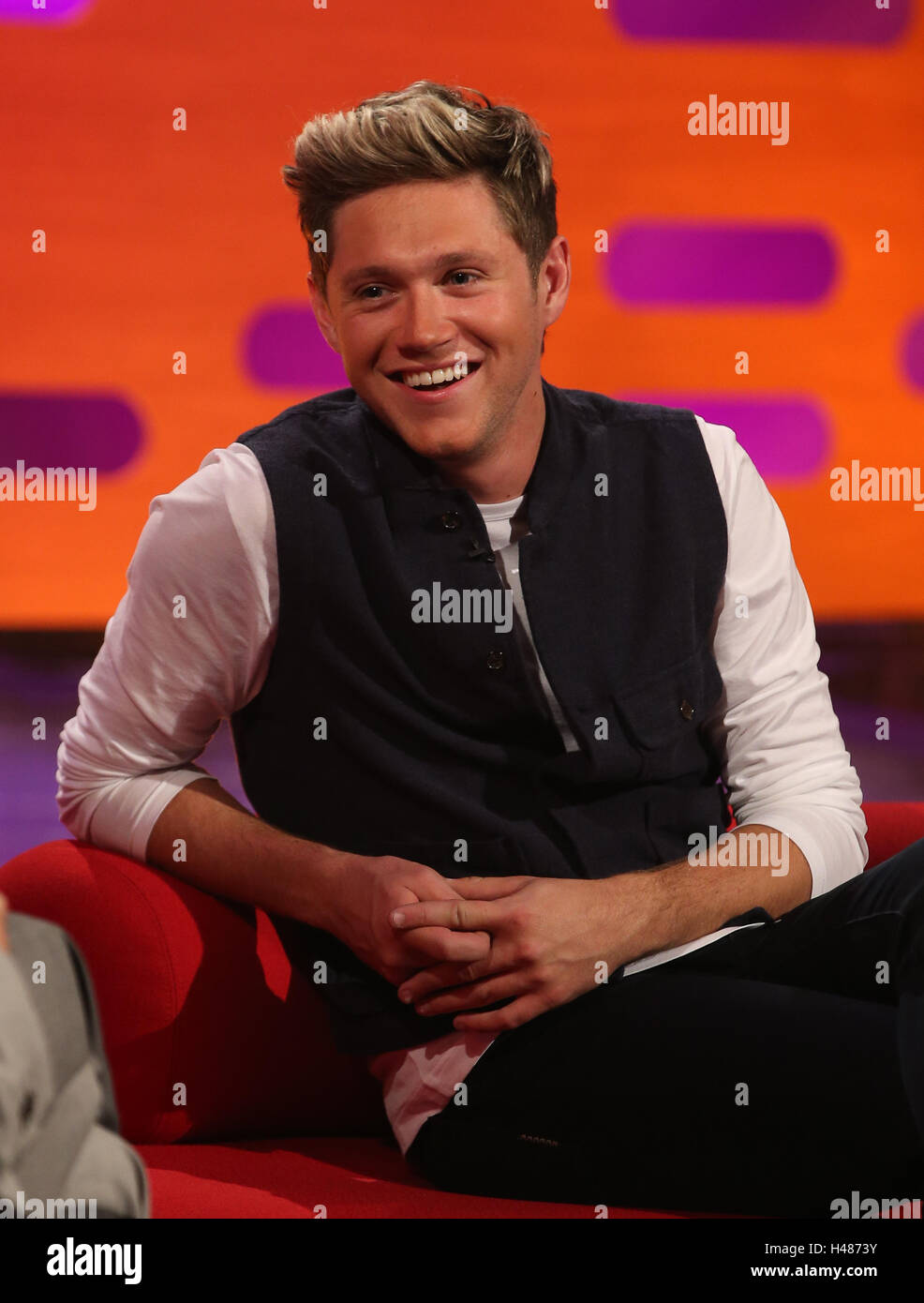Niall Horan during the filming of The Graham Norton Show at the London ...