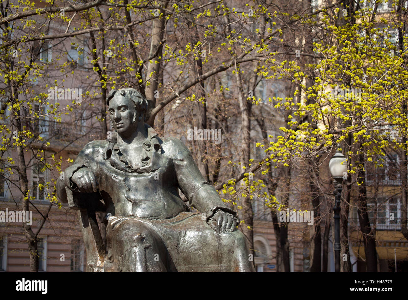 Moscow, Patriarch Ponds, monument Stock Photo - Alamy