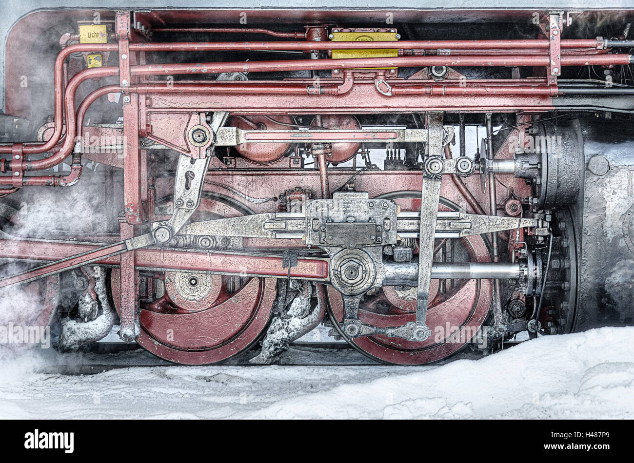 Driving wheels steam locomotive hi-res stock photography and images - Alamy