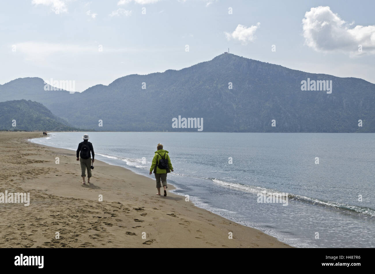 Turkey, southwest coast, province Mugla, Dalyan, Dalyan delta, Iztuzu ...