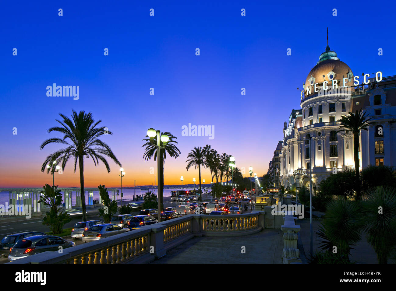 France, Cote d'Azur, Nice, seafront Stock Photo - Alamy