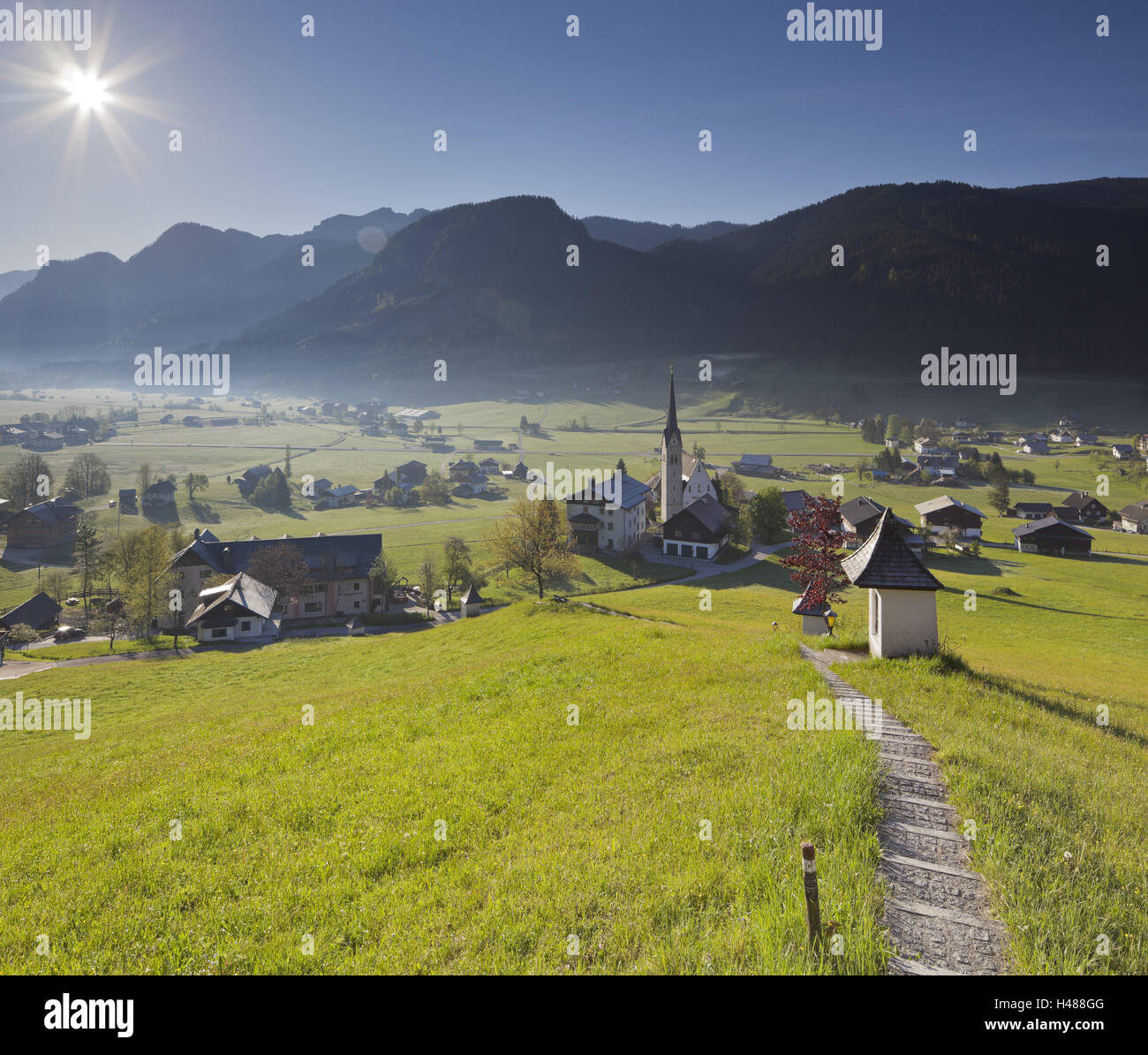 Gosau valley austria hi-res stock photography and images - Alamy