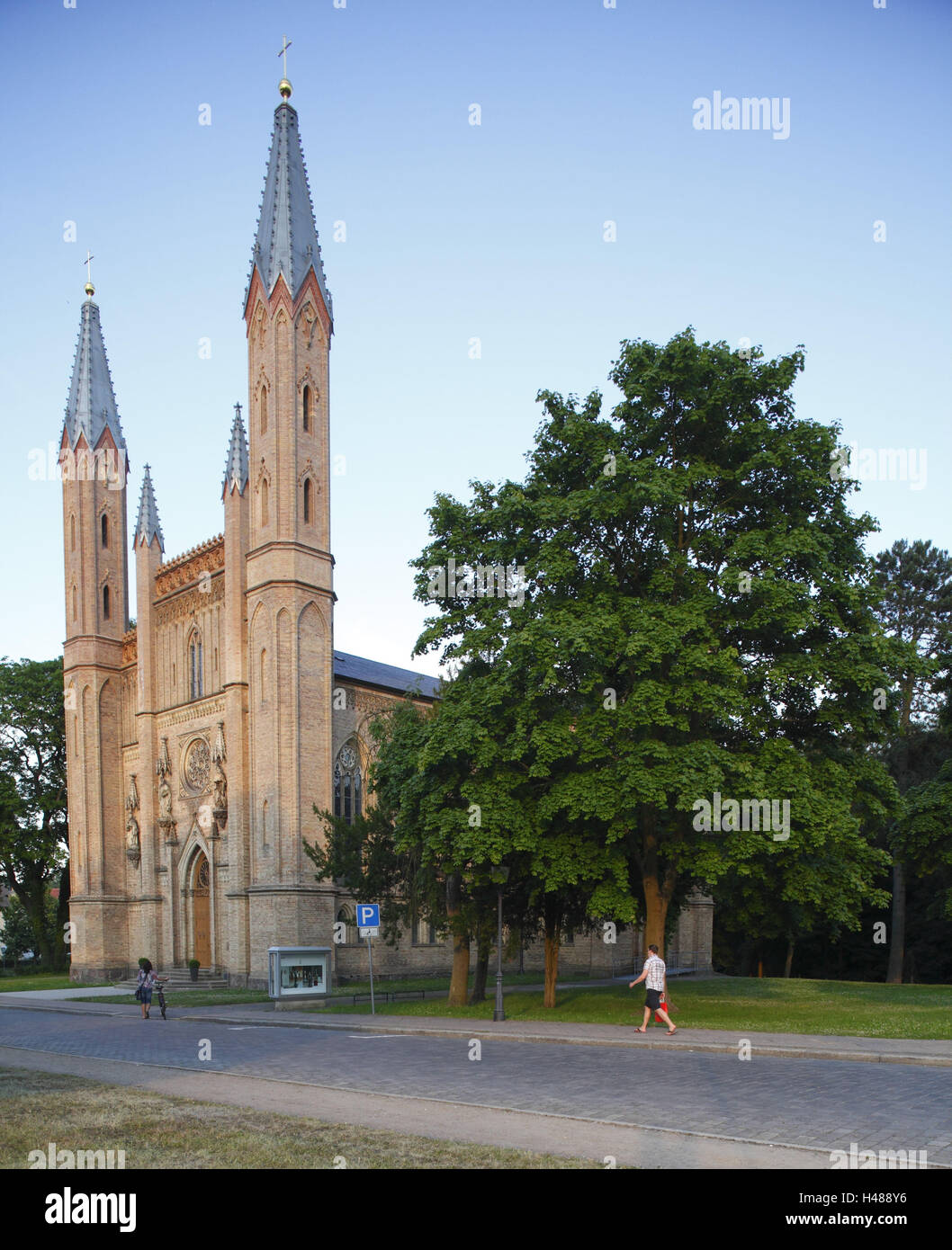 Castle church neustrelitz mecklenburg western pomerania hi-res stock ...