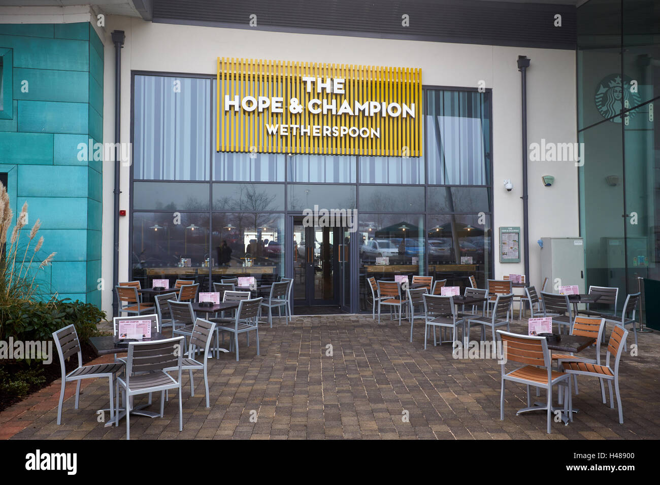 General view of the new Hope & Champion pub, operated by Wetherspoons ...