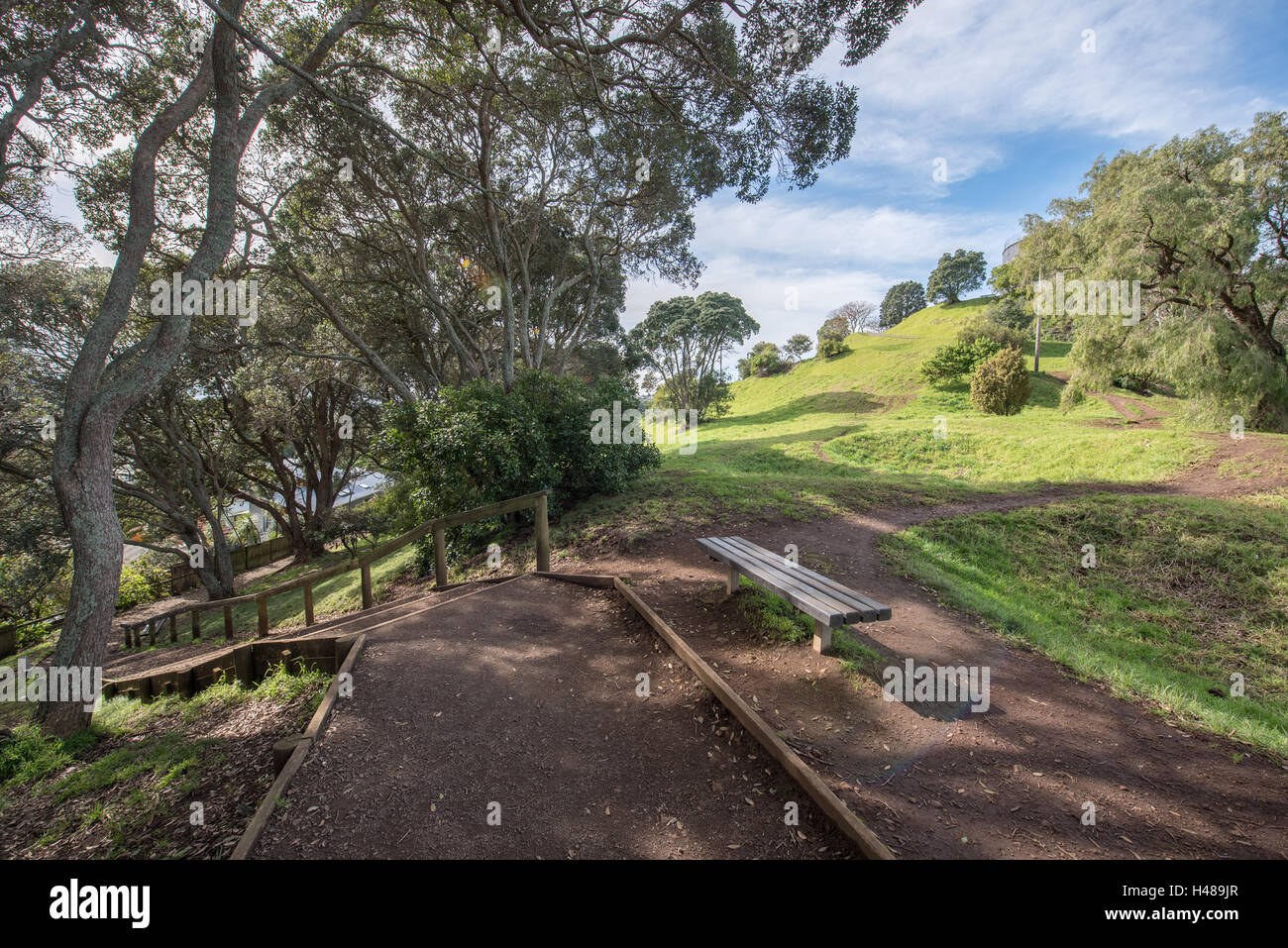 Slope bench hi-res stock photography and images - Alamy