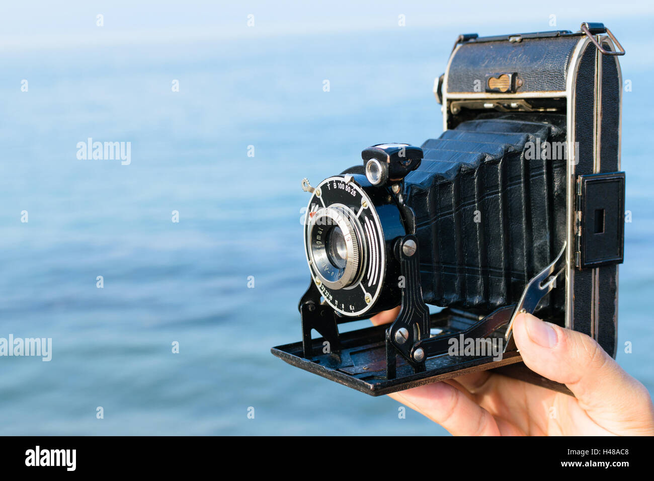 Brixham, Devon, England, UK - 7 September 2016: Hand held Balda Juwella ...