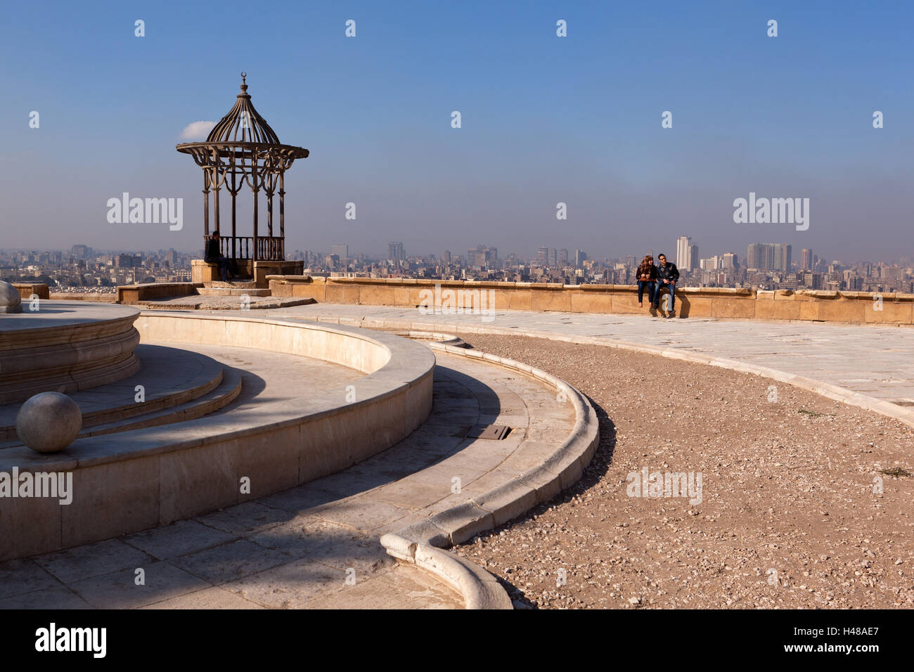 Egypt, Cairo, citadel, terrace Stock Photo - Alamy