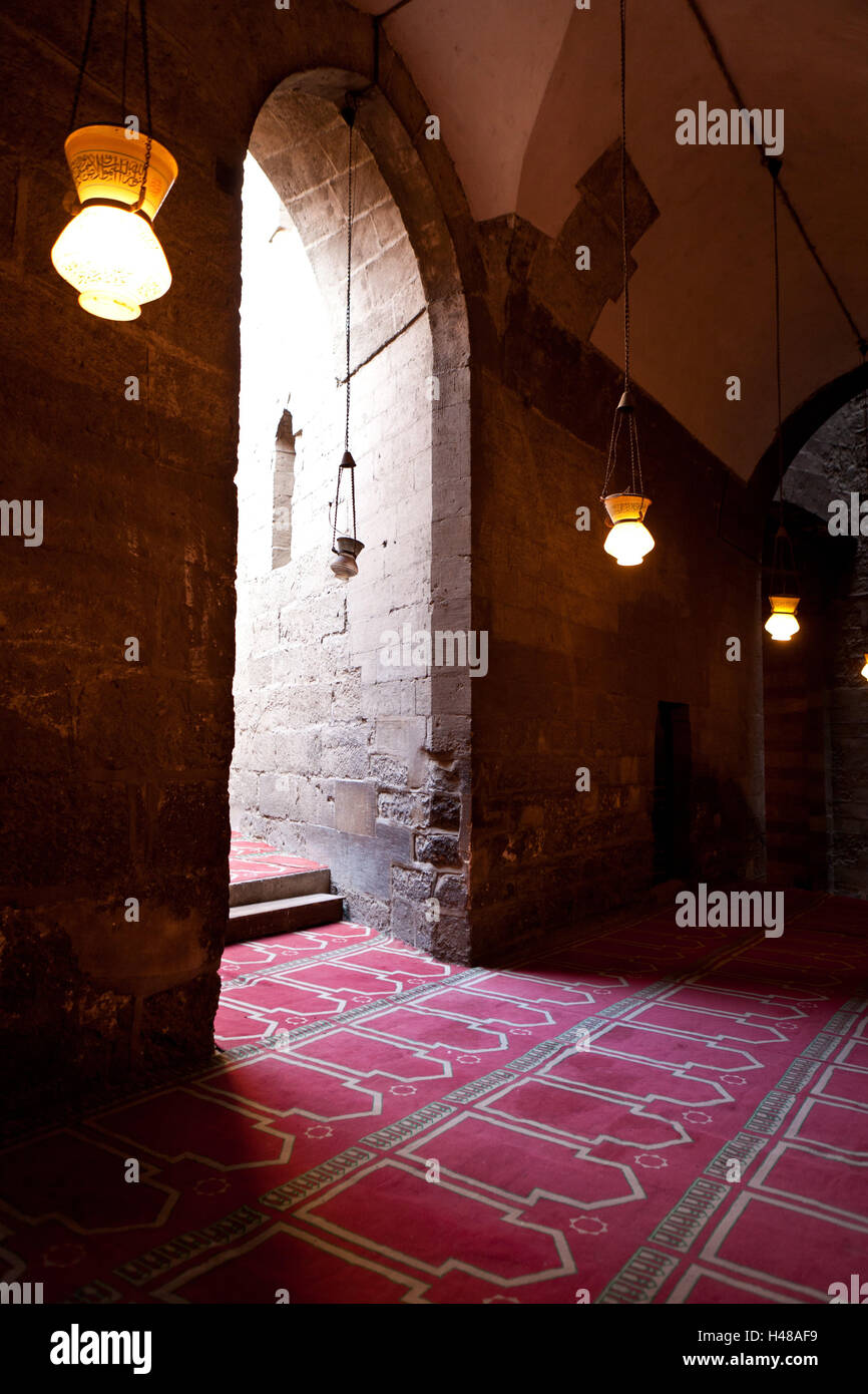 Egypt, Cairo, Mosque-Madrassa of Sultan Hassan, Islamic school 'Madrasa ...