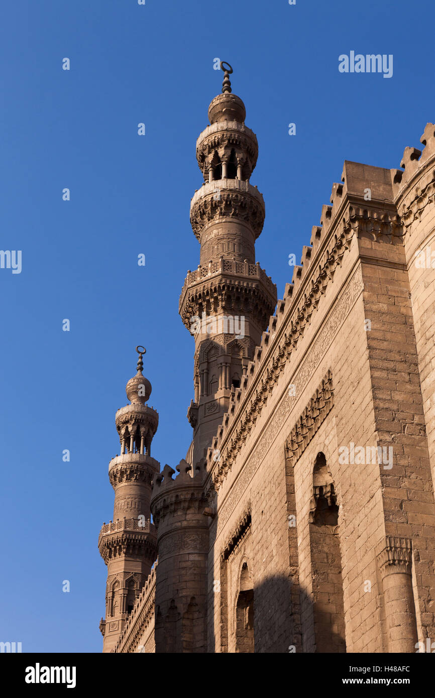 Egypt, Cairo, Al Rifai Mosque, minarets Stock Photo - Alamy