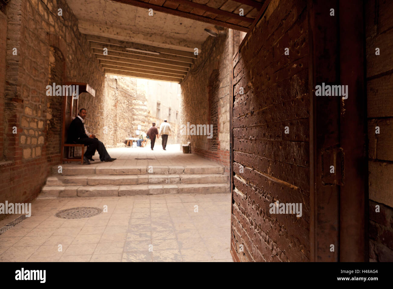 Egypt, Cairo, Coptic old town, old city gate Stock Photo - Alamy