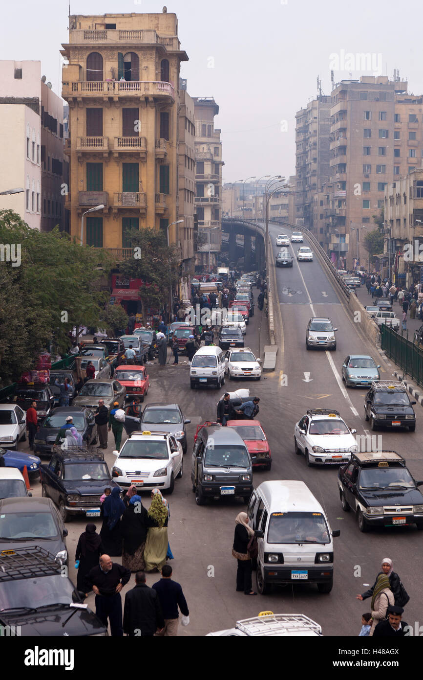 Traffic pedestrian cairo egypt hi-res stock photography and images - Alamy