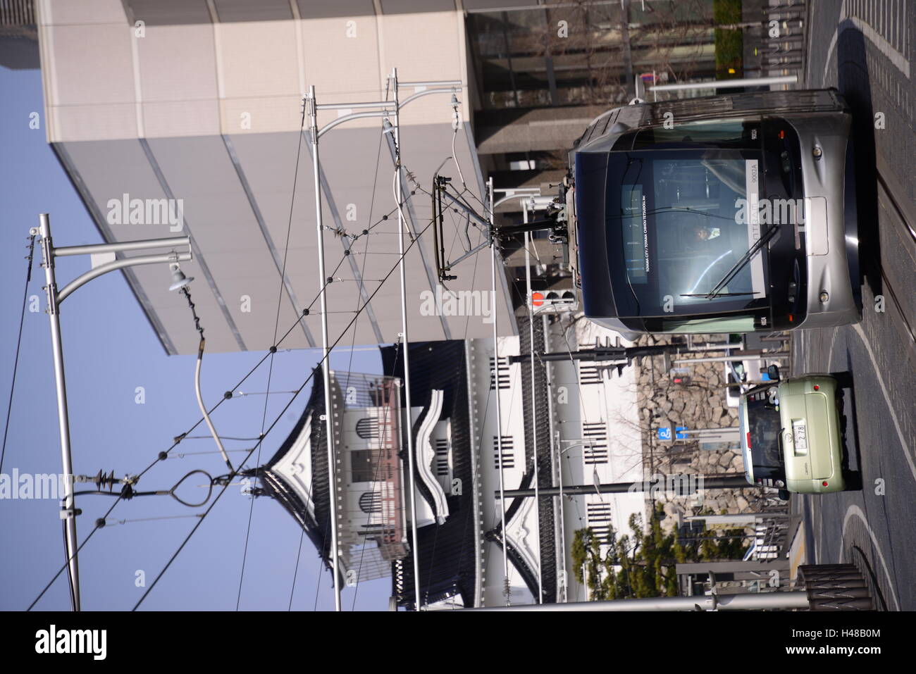 Trans Electric Train Japan Stock Photo - Alamy