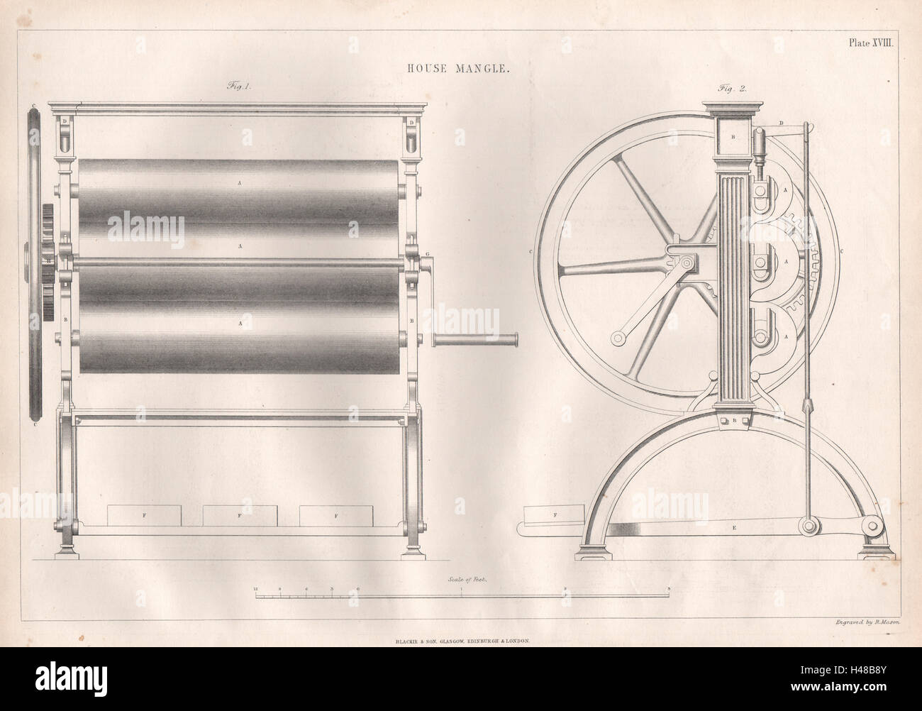 Old mangle hi-res stock photography and images - Alamy