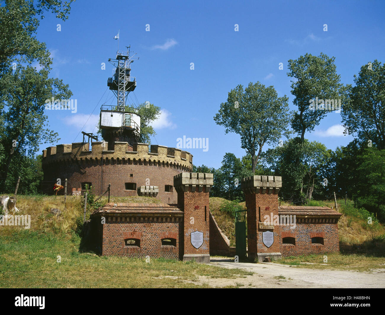 Poland, island Usedom, Swinemünde, fort "angel", to west Pomeranians ...
