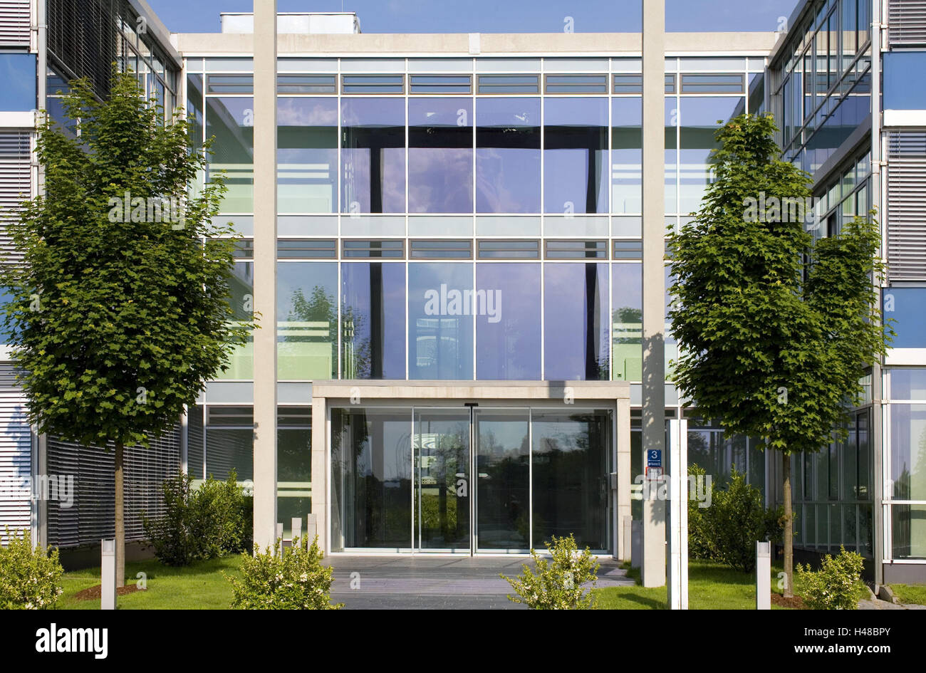 Germany, Bavaria, Munich, administration building, architecture, mass ...