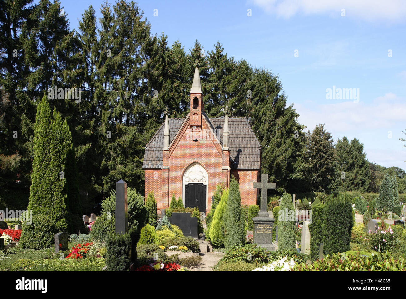 Germany, Bremen, Bremen-upper new territory, cemetery, band Stock Photo ...