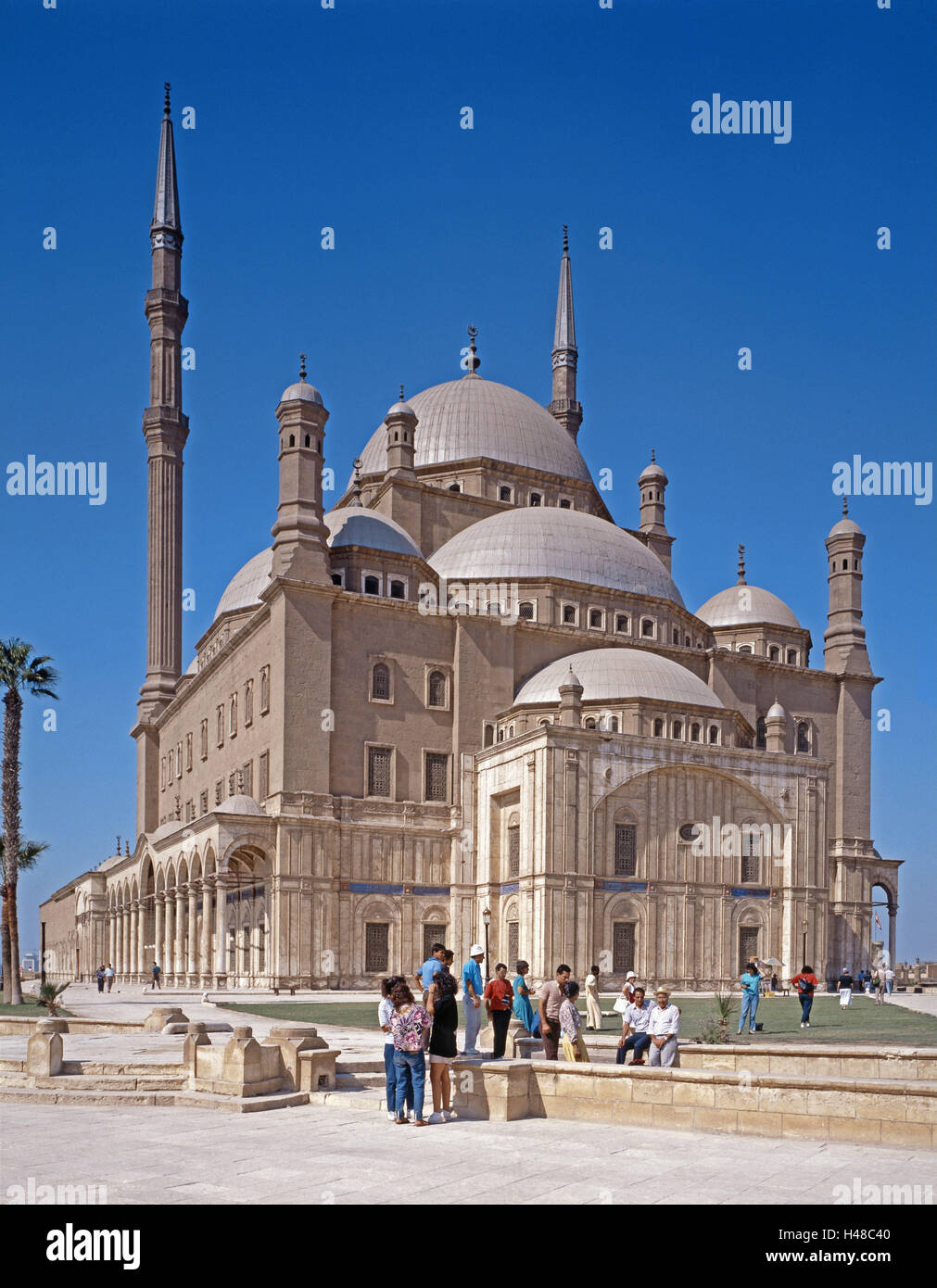 Egypt, Cairo, alabaster mosque, tourist, heaven, blue, no model release ...