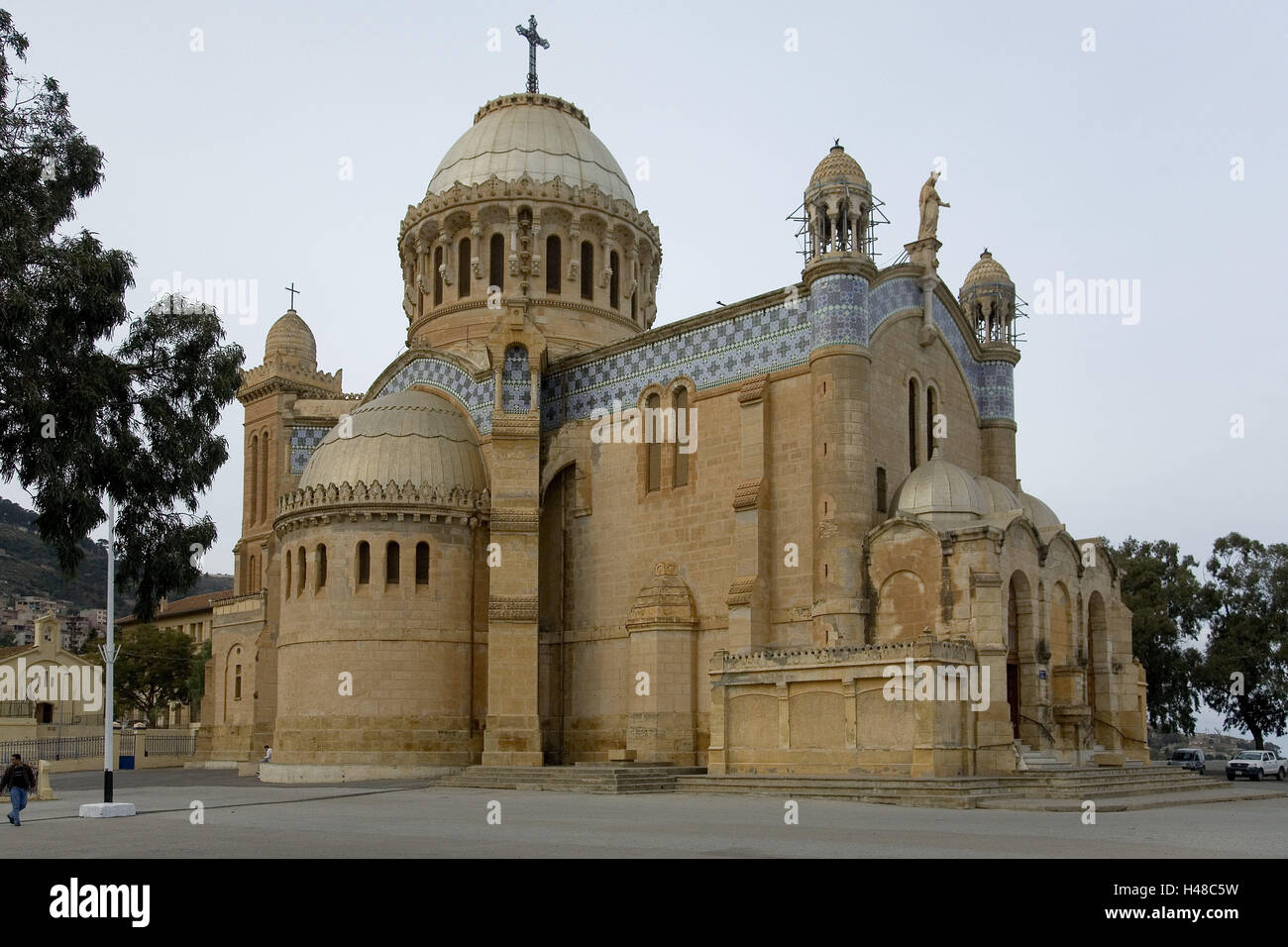 Algeria, Algiers, Notre lady D'Afrique, Africa, town, pilgrimage church ...
