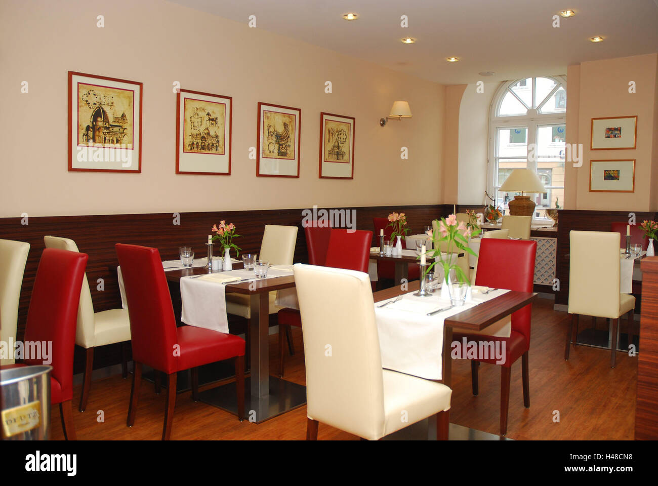 Germany, Upper Bavaria, Weilheim, restaurant, inside, nobody, no ...