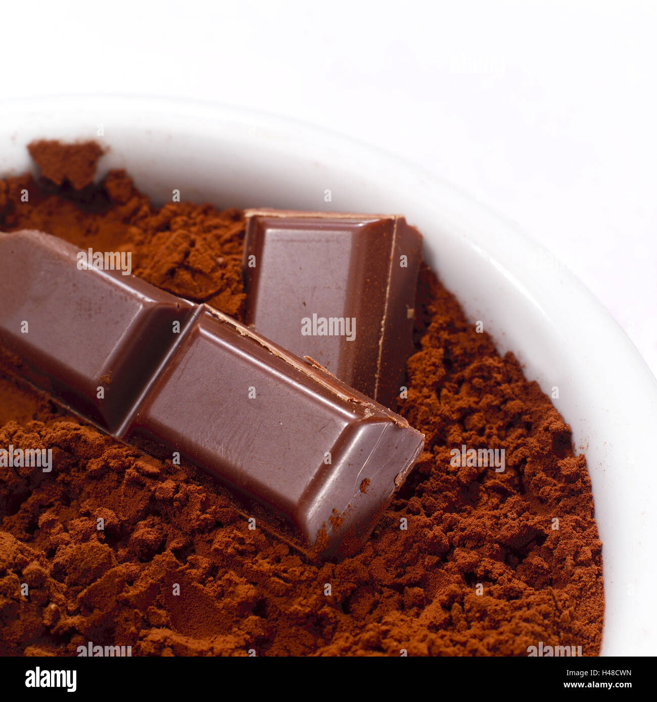 Chocolate, cocoa powder Stock Photo - Alamy
