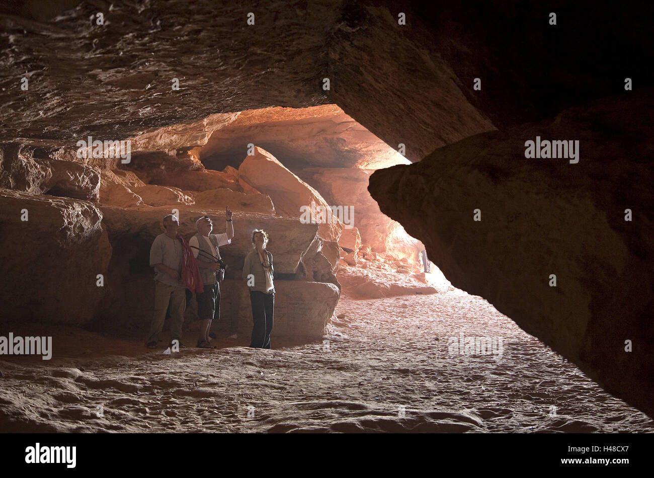 Algeria, Ighzer, pit, tourist, no model release, Africa, North, Africa ...