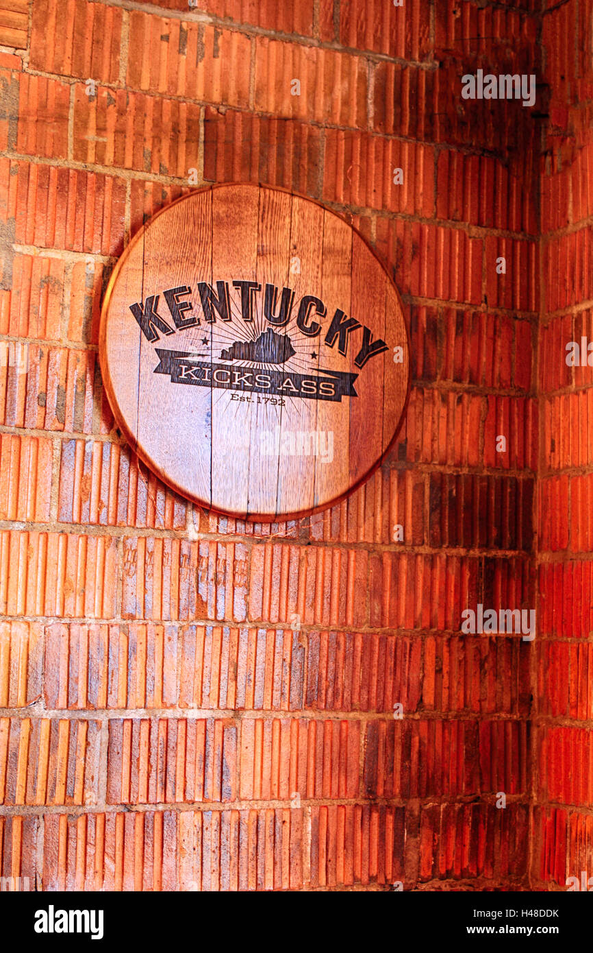 Sign on an interior wall of a building - Kentucky - Kick Ass Stock ...