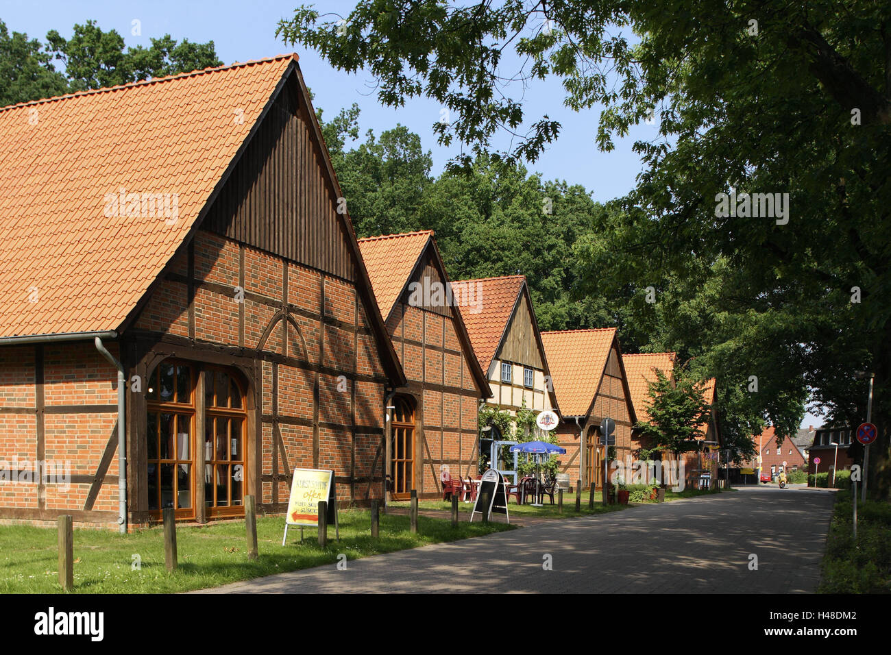 Germany, Lower Saxony, Steinhude, barn fourth, Steinhuder sea, Wunstorf ...