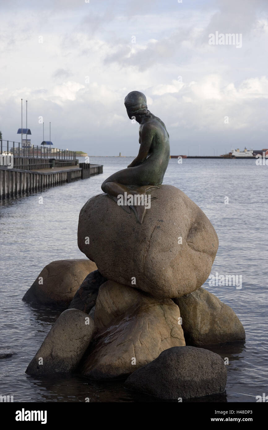 Denmark, Copenhagen, Little Mermaid Stock Photo - Alamy