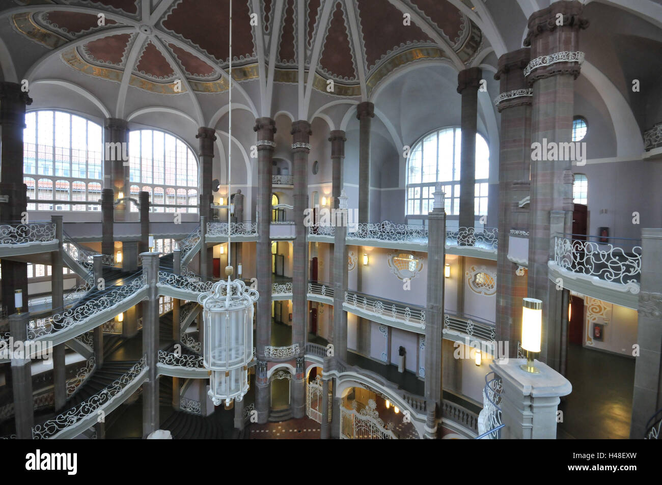 Germany, Berlin, courthouse, inside, floors, courthouses, Littenstrasse ...