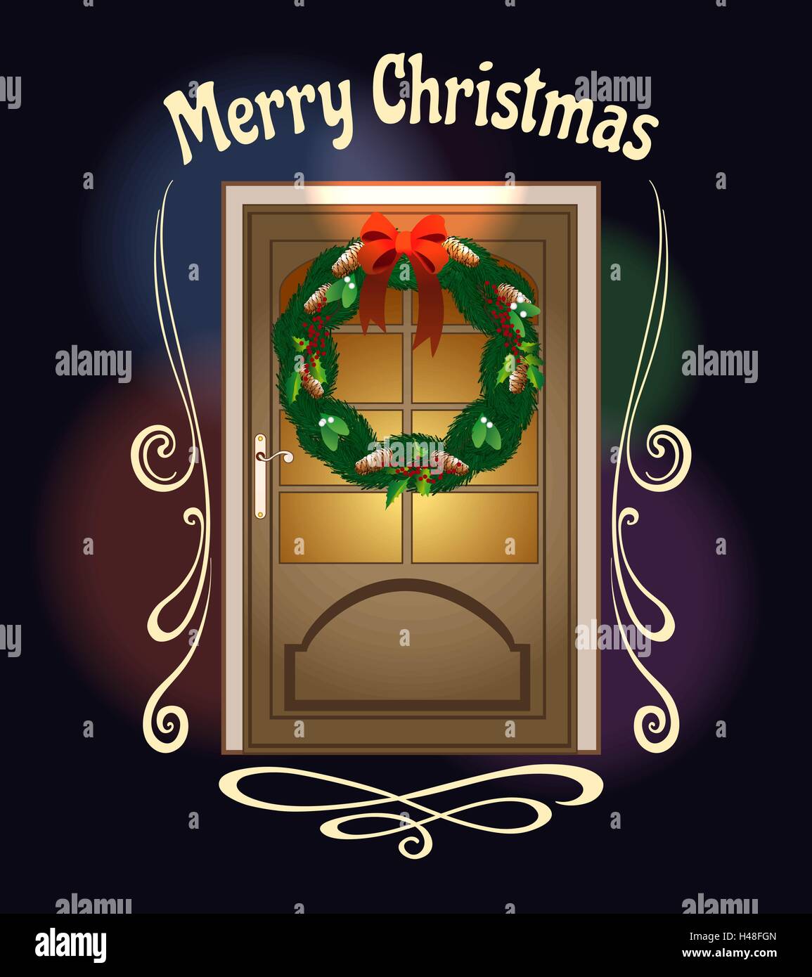 Front wood tree Stock Vector Images - Alamy