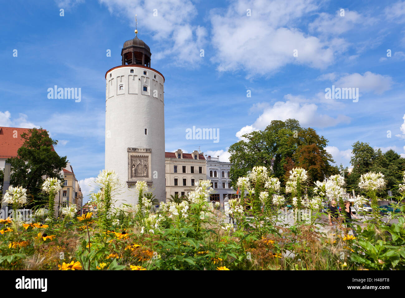 Thick tower at marienplatz hi-res stock photography and images - Alamy