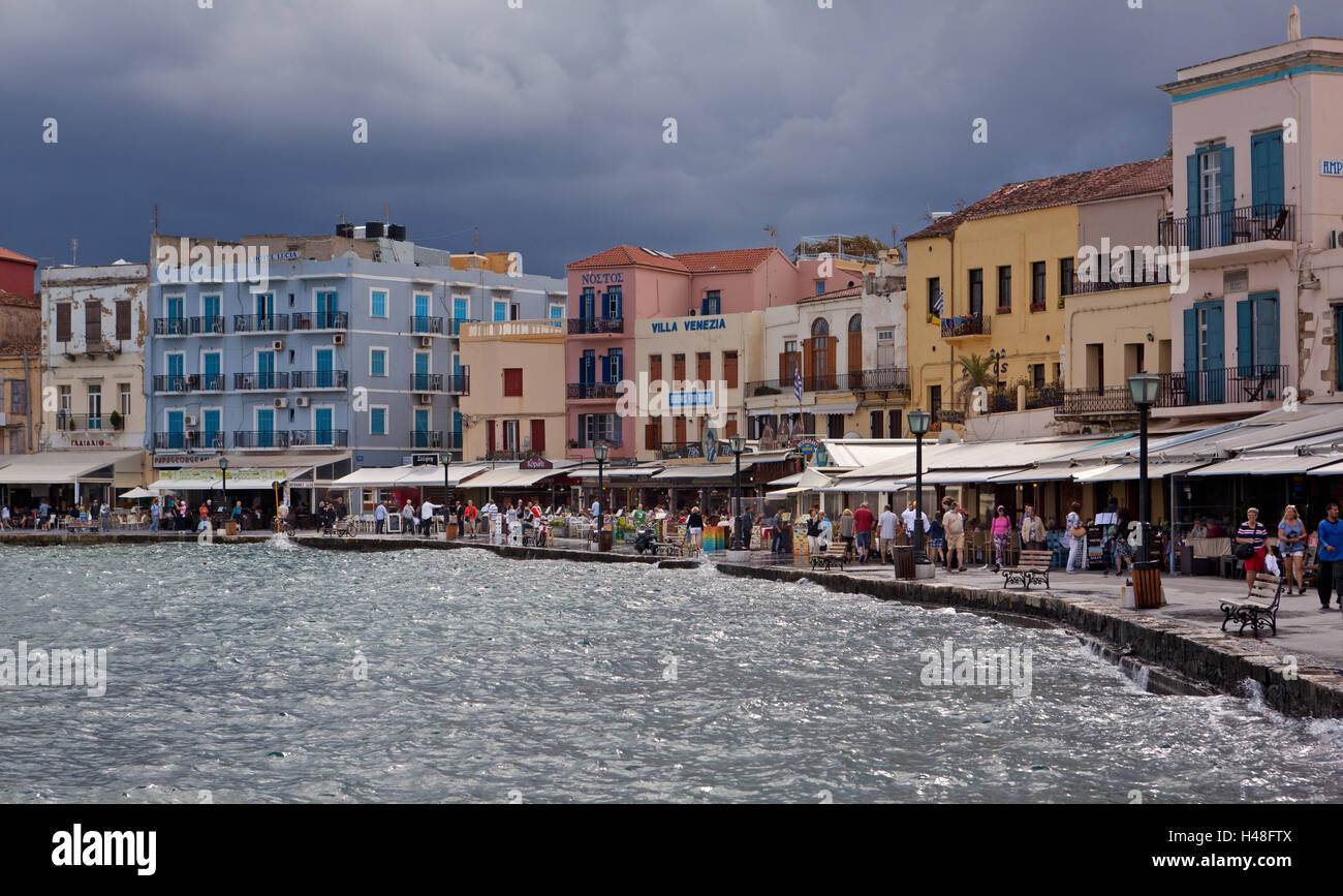 Chania venetian harbour hi-res stock photography and images - Alamy