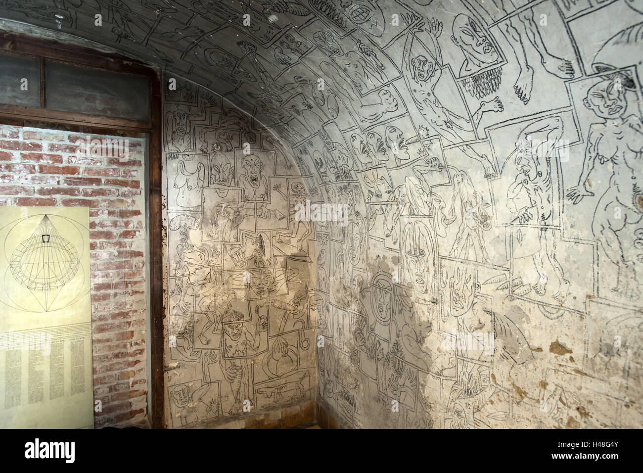 Austria, Vienna, fool's tower in the area the old AKH, today ...